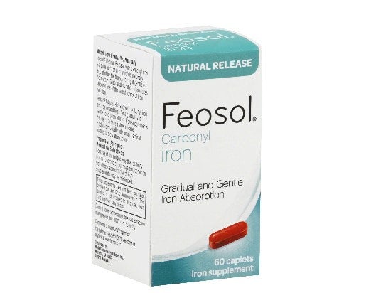 Feosol Carbonyl Iron Supplement - 60 Caplets | Progress Pharmacy Online